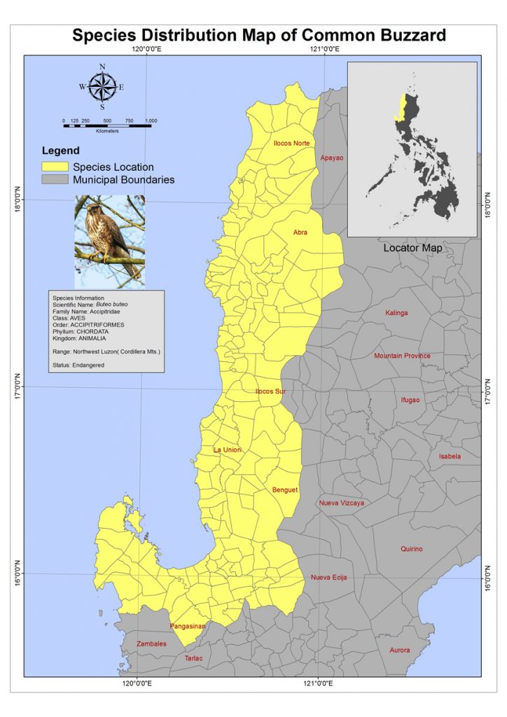 Distribution Map of some Endangered Bird Species Philippine Clearing ...